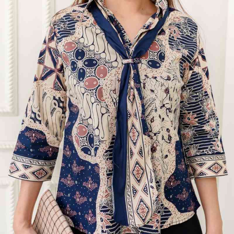 model baju batik wanita terbaru 2024